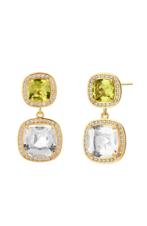 SYNA JEWELS Cushion Drops - Peridot