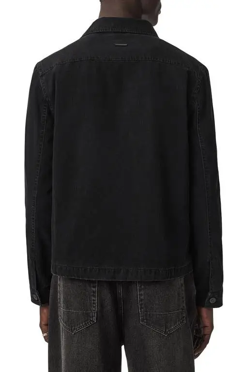 ALLSAINTS Dolwen Cotton Zip Shirt Jacket