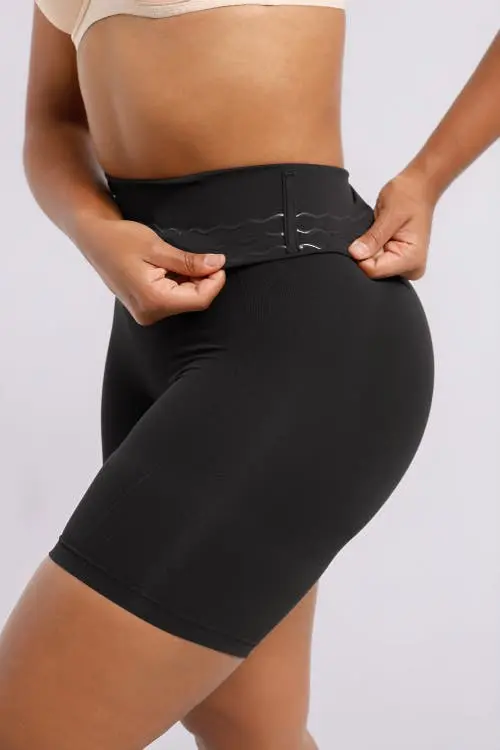 SHAPELLX High Waist Shaping Shorts - Black