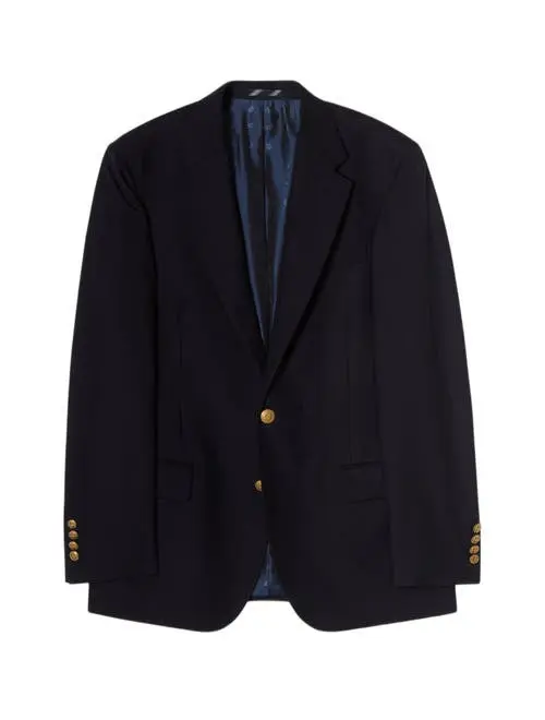 Robert Talbott Booth Single Breasted Brushed Wool Blazer