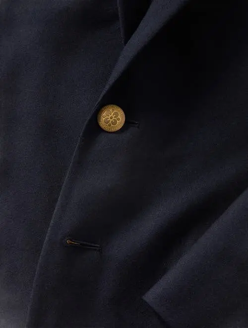 Robert Talbott Booth Single Breasted Brushed Wool Blazer