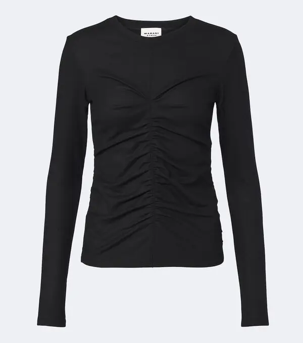 MARANT ETOILE Delesa Ruched Jersey Top