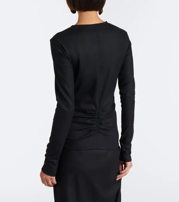 MARANT ETOILE Delesa Ruched Jersey Top