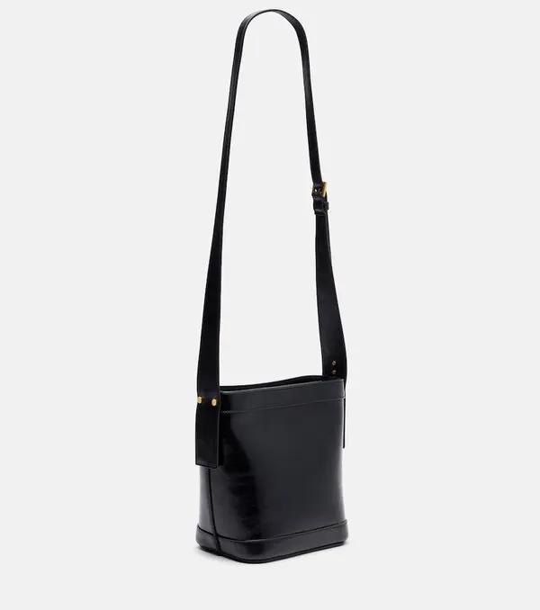 Versace Medusa Mini Leather Bucket Bag