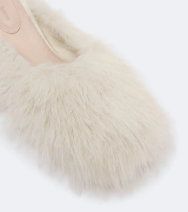Simone Rocha Mules With Trim - White