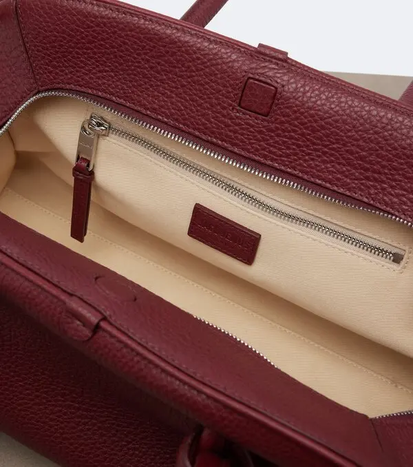Jacquemus Turismo Medium Leather Bowling Bag
