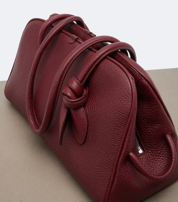 Jacquemus Turismo Medium Leather Bowling Bag