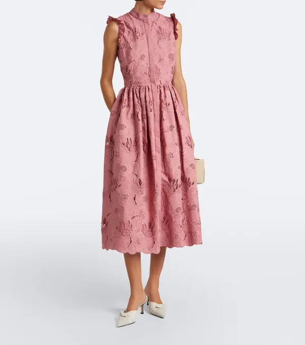 Erdem Guipure Lace Midi Dress