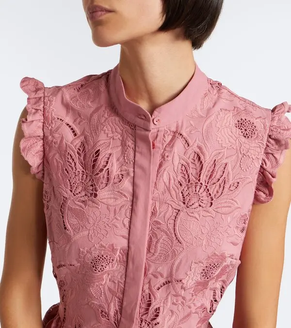 Erdem Guipure Lace Midi Dress