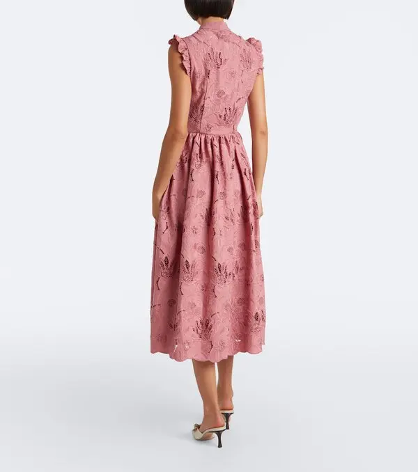Erdem Guipure Lace Midi Dress