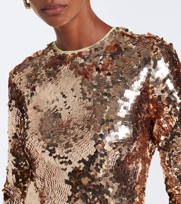 Rabanne Sequined Maxi Dress