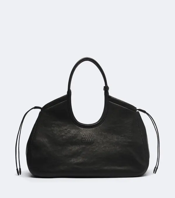 Miu Miu Ivy Leather Shoulder Bag