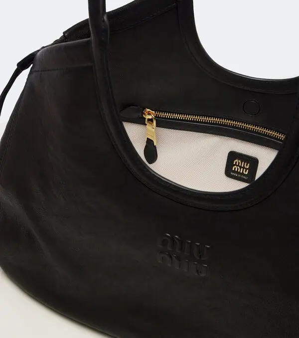 Miu Miu Ivy Leather Shoulder Bag