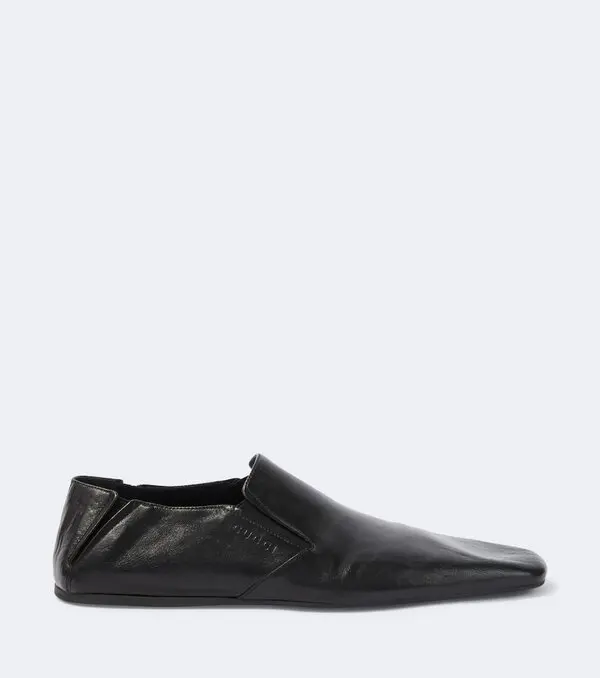 Gucci Cupertino Leather Loafers - Black