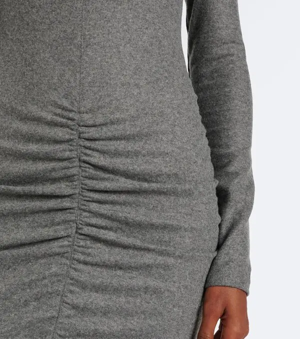 MARANT ETOILE Dyling Ruched Midi Dress