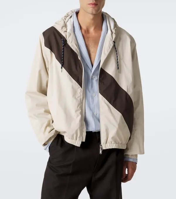 WALES BONNER Kalpa Hooded Cotton-blend Jacket