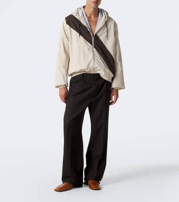 WALES BONNER Kalpa Hooded Cotton-blend Jacket