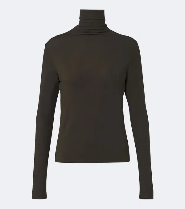 Vince Jersey Turtleneck Top