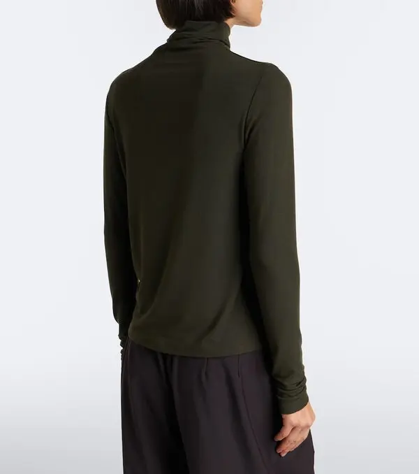 Vince Jersey Turtleneck Top