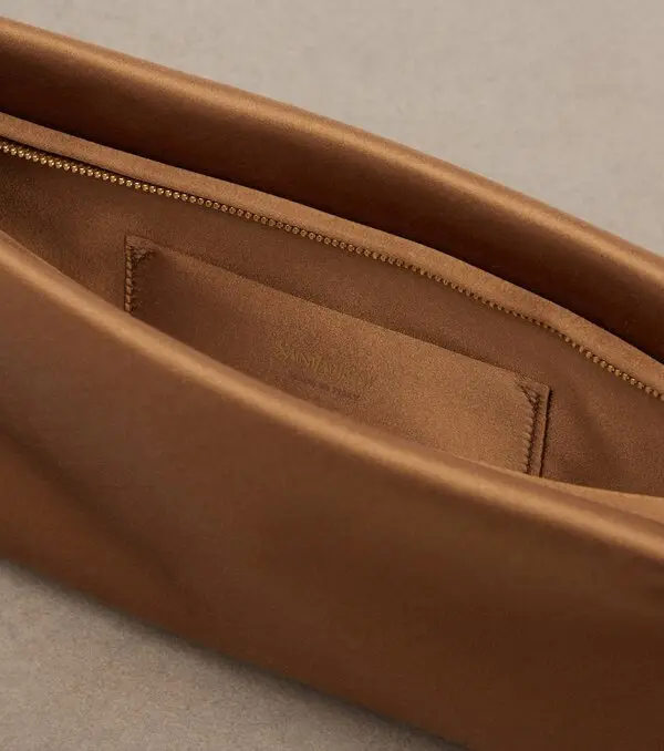 Saint Laurent Evening Satin Clutch