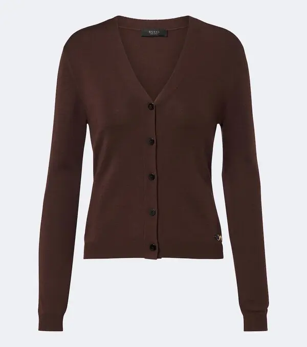 Gucci Horsebit Wool Cardigan