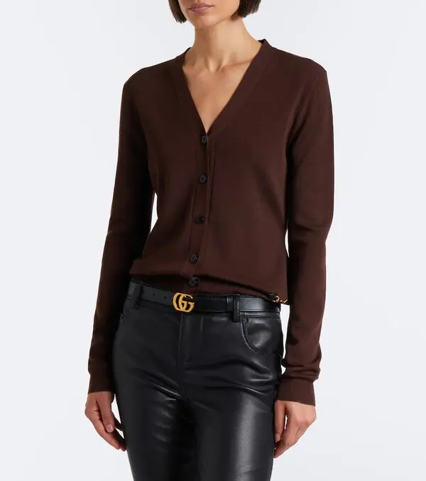 Gucci Horsebit Wool Cardigan