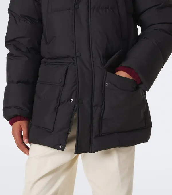 Burberry Check Hooded Down Parka