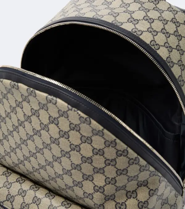 Gucci Essence Classic Medium Gg Canvas Backpack