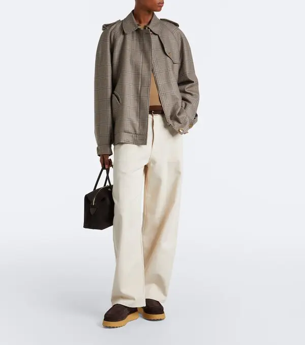 TOD'S Shearling-lined Suede Platform Mules