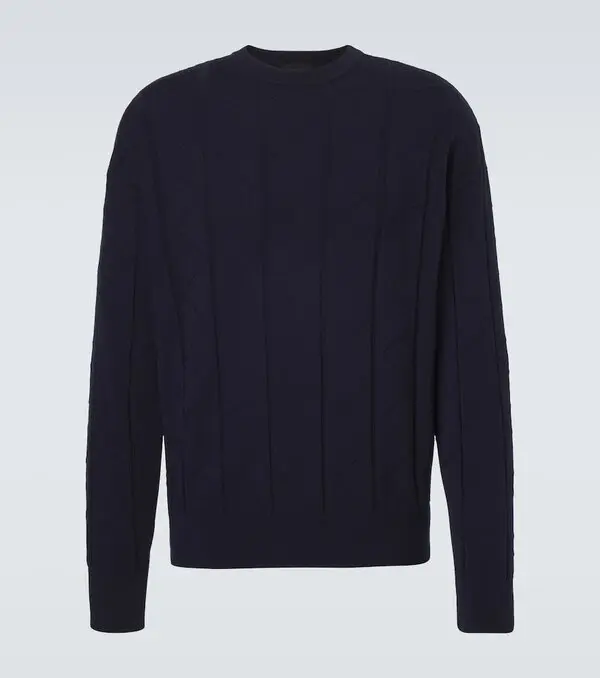 Giorgio Armani Wool-blend Crewneck Sweater