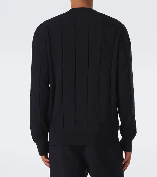 Giorgio Armani Wool-blend Crewneck Sweater