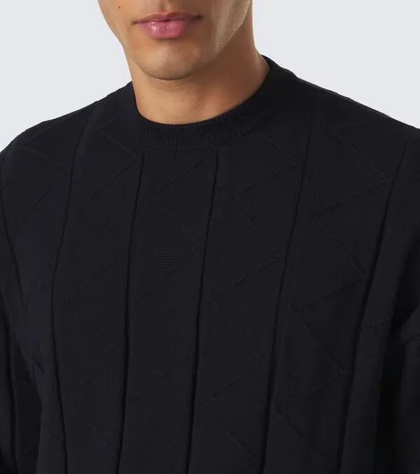 Giorgio Armani Wool-blend Crewneck Sweater