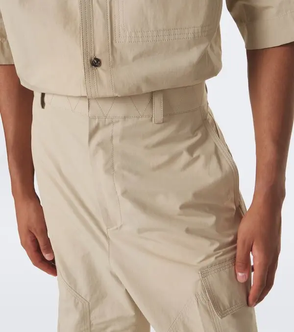 Bottega Veneta Cotton Twill Cargo Shorts