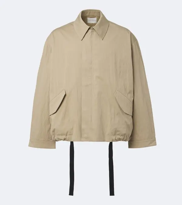 Studio Nicholson Comba Cotton-blend Blouson Jacket - Beige