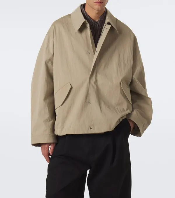 Studio Nicholson Comba Cotton-blend Blouson Jacket - Beige