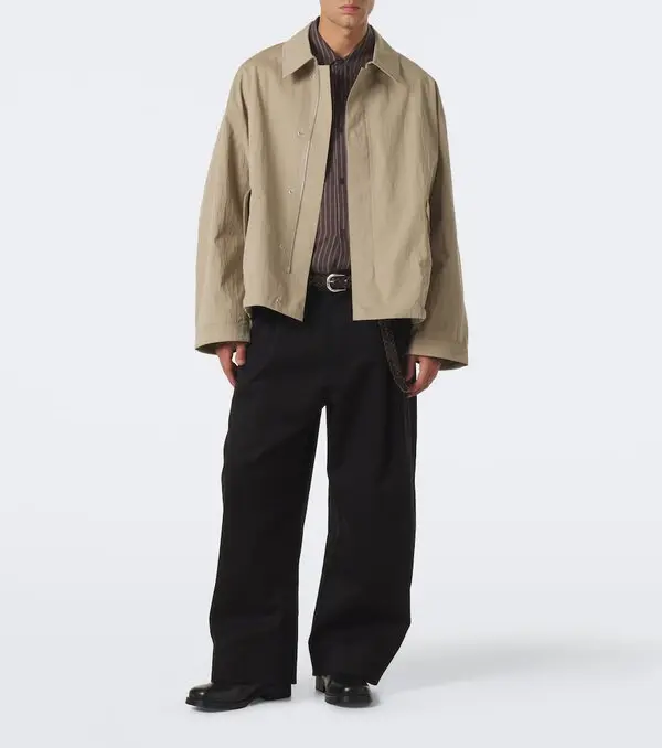 Studio Nicholson Comba Cotton-blend Blouson Jacket - Beige
