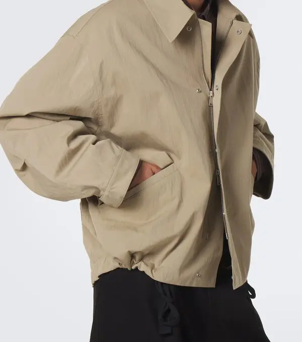 Studio Nicholson Comba Cotton-blend Blouson Jacket - Beige