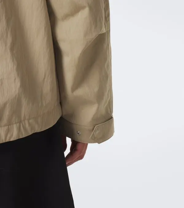 Studio Nicholson Comba Cotton-blend Blouson Jacket - Beige