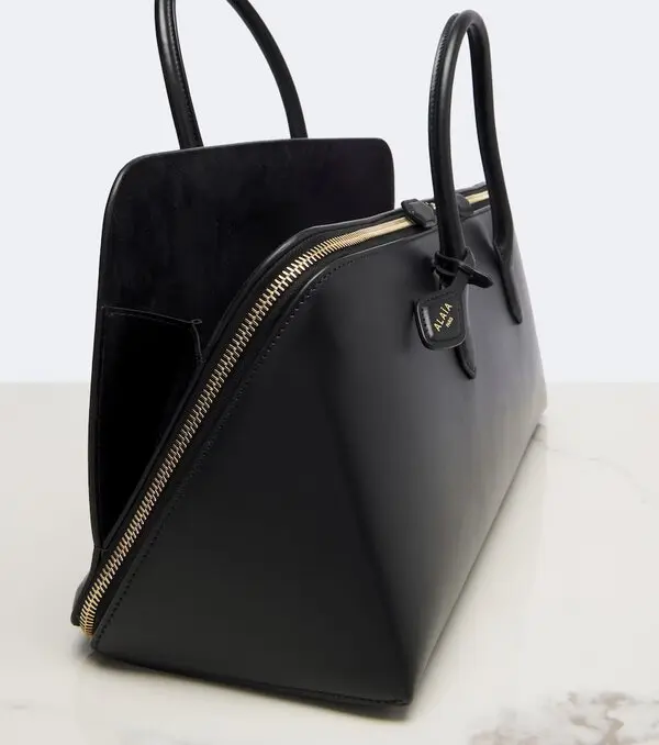 Alaïa Delta Medium Leather Top-handle Bag