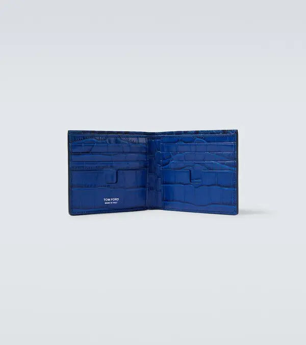 TOM FORD Leopard-print Leather Wallet