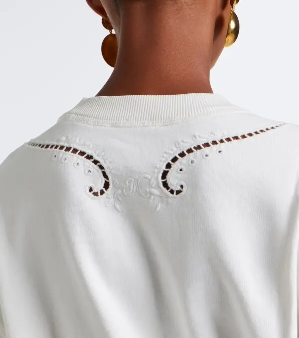 MARANT ETOILE Embroidered Cotton Sweatshirt