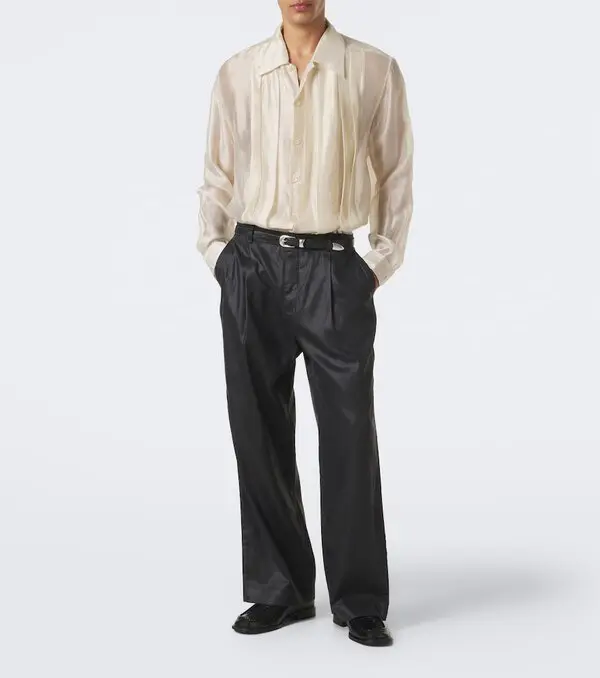 Our Legacy Every Georgette Tuxedo Shirt