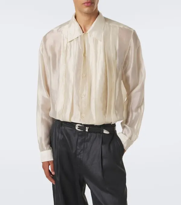 Our Legacy Every Georgette Tuxedo Shirt