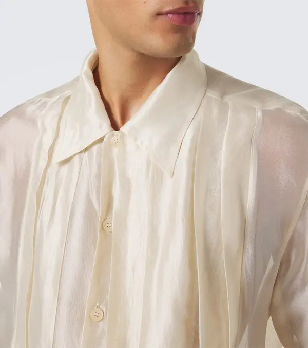 Our Legacy Every Georgette Tuxedo Shirt