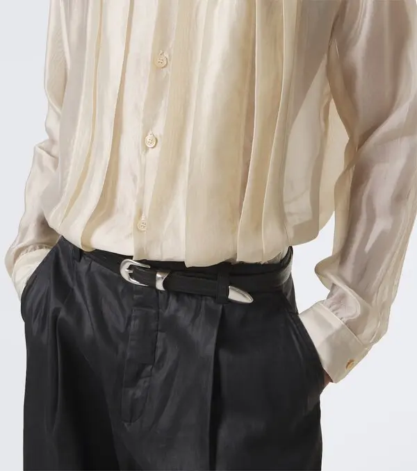 Our Legacy Every Georgette Tuxedo Shirt