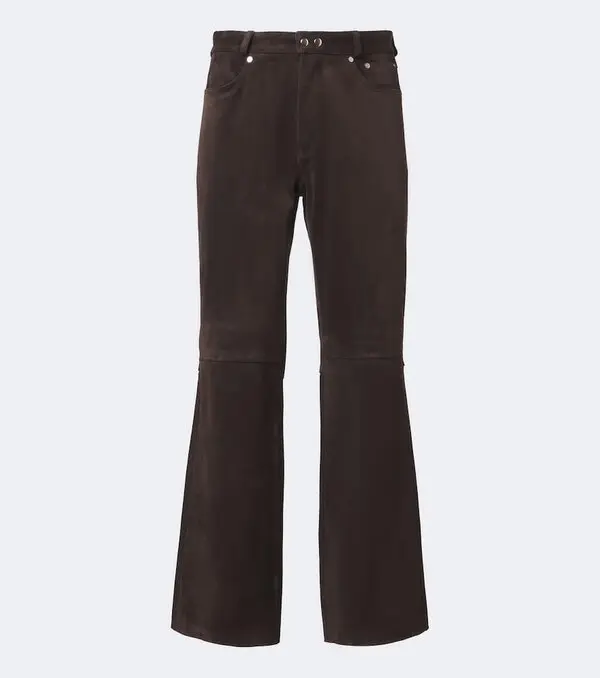 Our Legacy Carlson Cut Suede Bootcut Pants