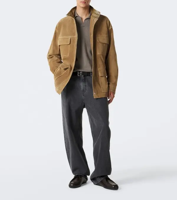 ARMA Doran Belted Suede Jacket