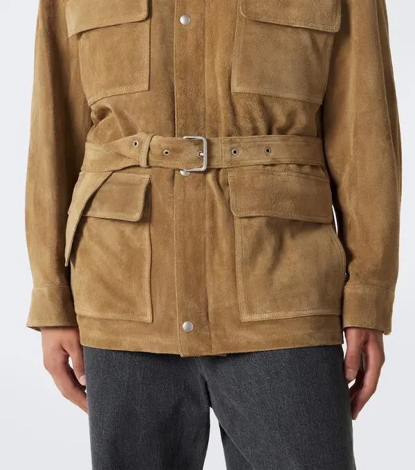 ARMA Doran Belted Suede Jacket