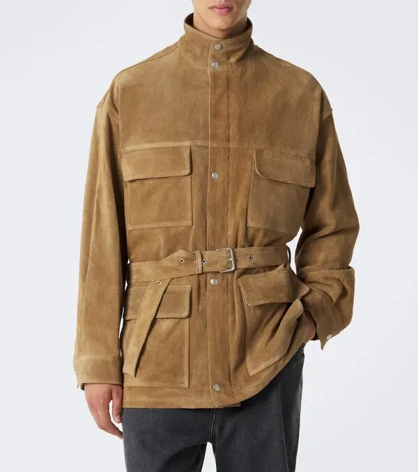 ARMA Doran Belted Suede Jacket