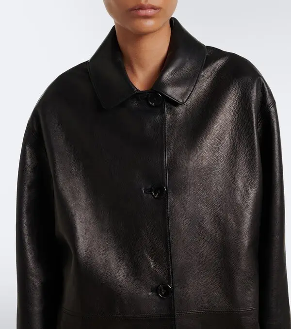 THE ROW Donata Leather Coat
